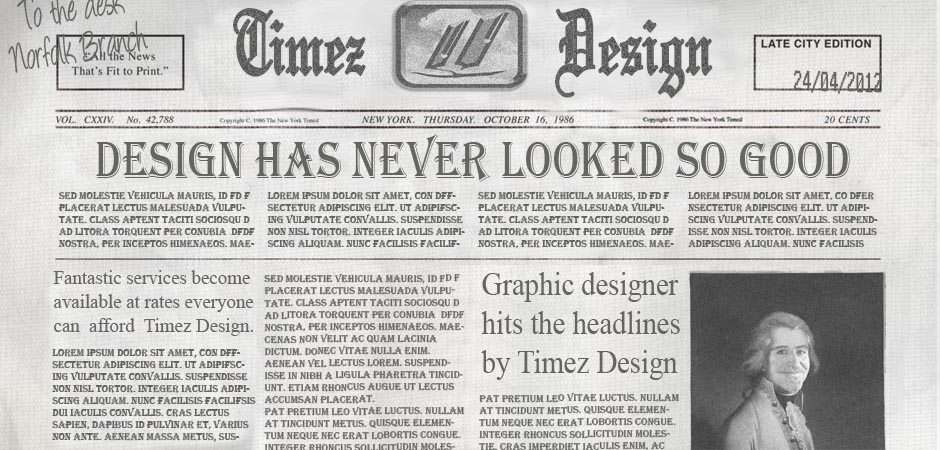 Good Graphic Design Has Bags of Character - Timez Design